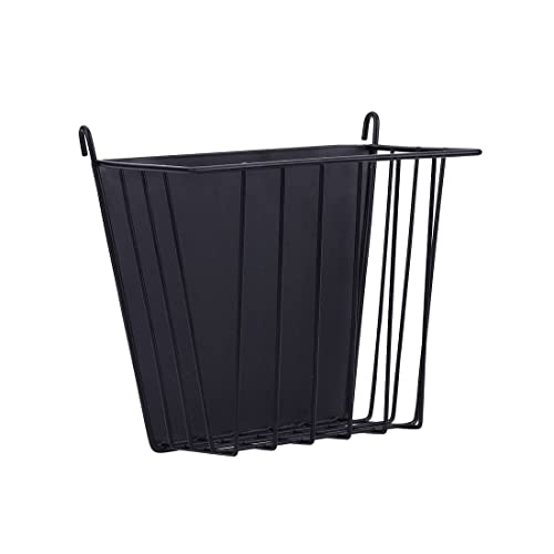 jezmozo Pet Hay Feeder for Rabbit Guinea Pigs Chinchilla Bunny Small Animal Basket with Hook Metal Grass Holder (1 Piece)