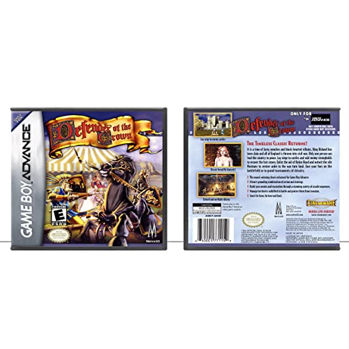 Defender Of The Crown | (GBA) Game Boy Advance - Game Case Only - No Game
