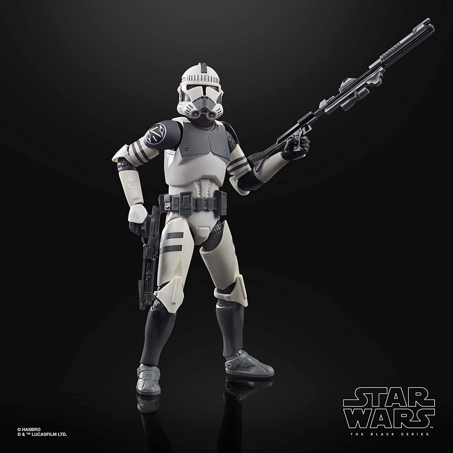 STAR WARS The Black Series Clone Trooper (Kamino) Toy 6-Inch-Scale The Clone Wars Collectible Action Figure, Kids Ages 4 and Up