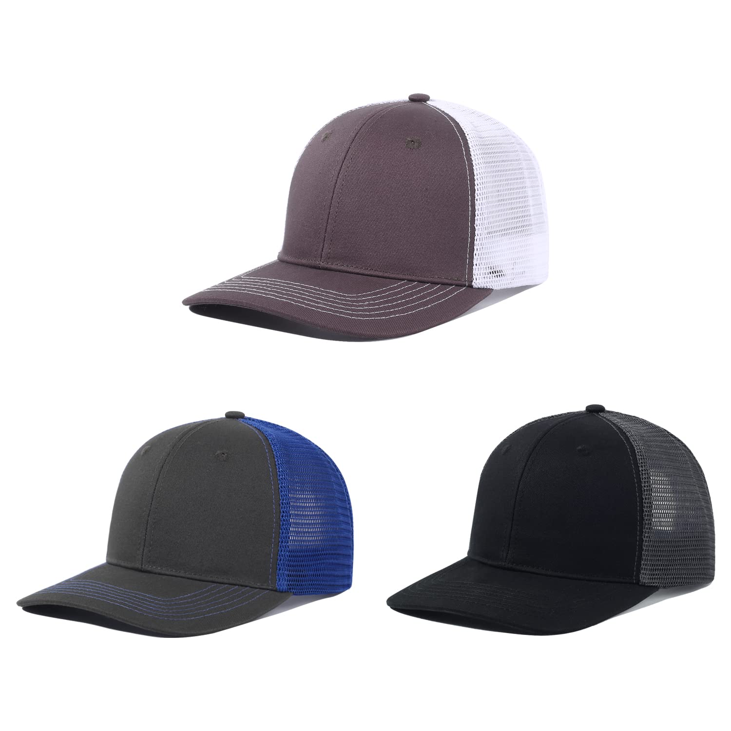 Crazy Era kozinu Unisex Trucker Hats Blank Mesh Snapback Hats Sport Plain Baseball Caps Adjustable Fitted Hat