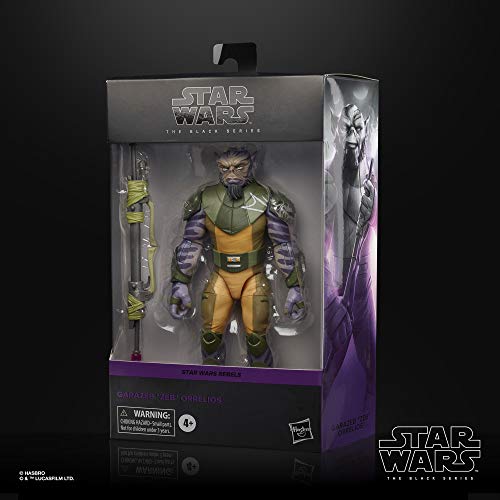 STAR WARS The Black Series Garazeb “Zeb” Orrelios Toy 6-Inch-Scale Rebels Collectible Deluxe Action Figure, Kids Ages 4 and Up