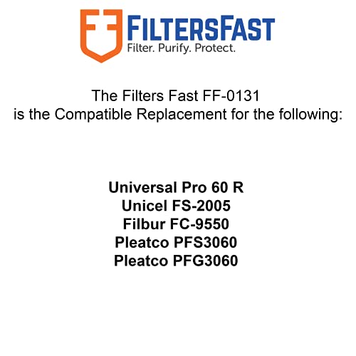 Filters Fast DE Filter Cleaner Full Set Compatible with Compatible Universal Pro 60, Compatible with Filbur FC-9550