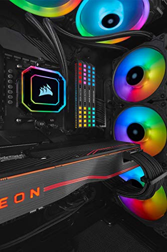 Corsair iCUE H150i Elite Capellix Liquid CPU Cooler, RGB Pump + Fans, 360mm for Radiator