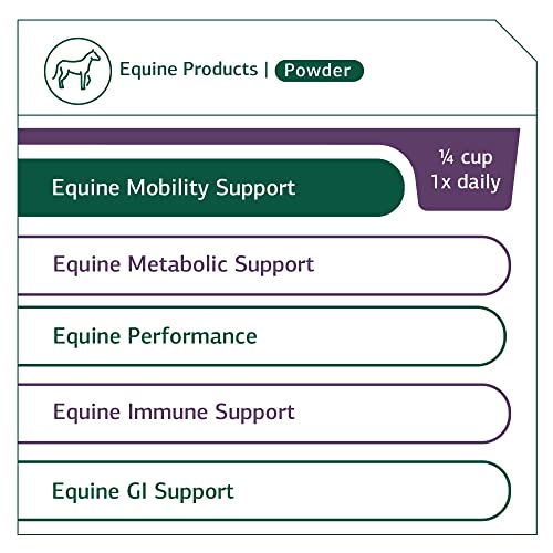 Standard Process Equine Mobility Support - Whole Food Horse Supplies for Antioxidant, Flexibility and Joint Support - Joint Supplement with Ginger Root, Glucosamine Sulfate, Chondroitin Sulfate - 40oz