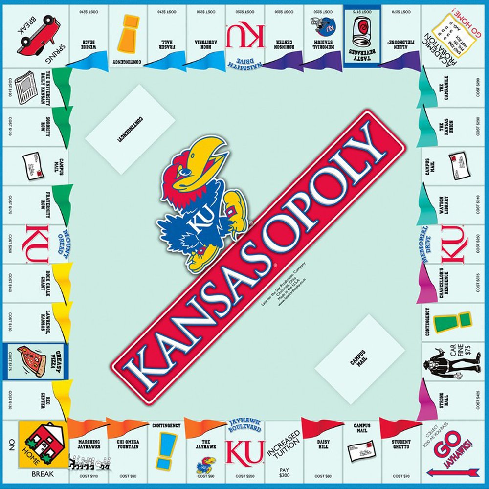 Late for the Sky University of Kansas - Kansasopoly