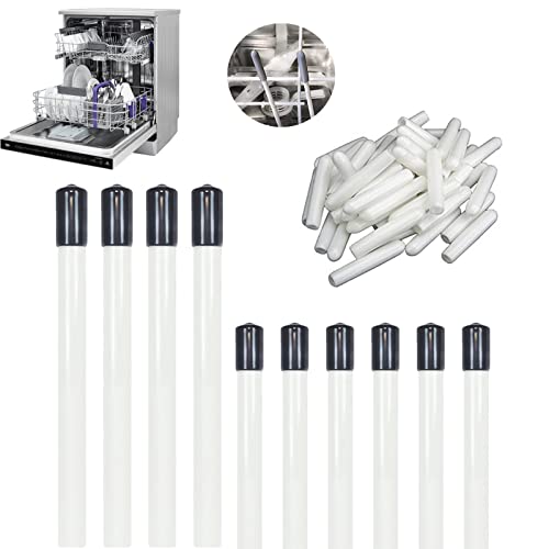 JinYu 20 Set Stemware Saver Stemware Holder Dishwasher Wine Glass Protector Dishwasher Attachment 28cm 24cm 21cm 17cm 11.5cm, Universal Dishwasher Rack Tine Repair End Cover Caps (24cm)