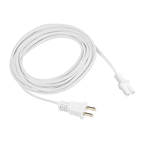 Vebner 12-Foot Power Cord Compatible with Sonos Five, Sonos Play 5, Sonos Beam, Sonos Arc, Sonos Amp, Sonos Playbase, Sonos Sub Gen 3 and Sonos Sub Mini - White