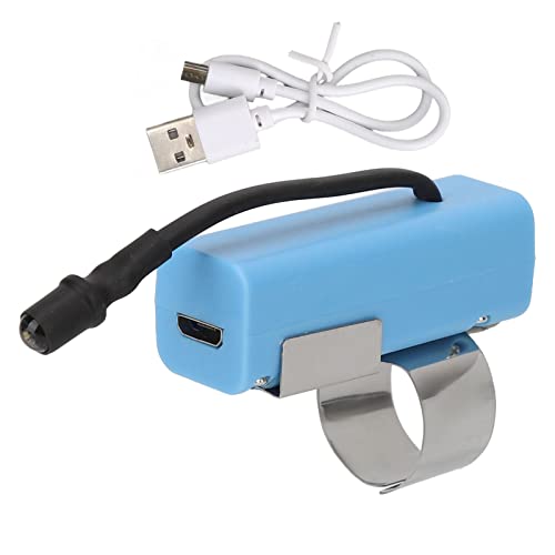 Ear Picking Light Tool, Ear Digging Tool Professional Thumb Wearing for Family(Blue)
