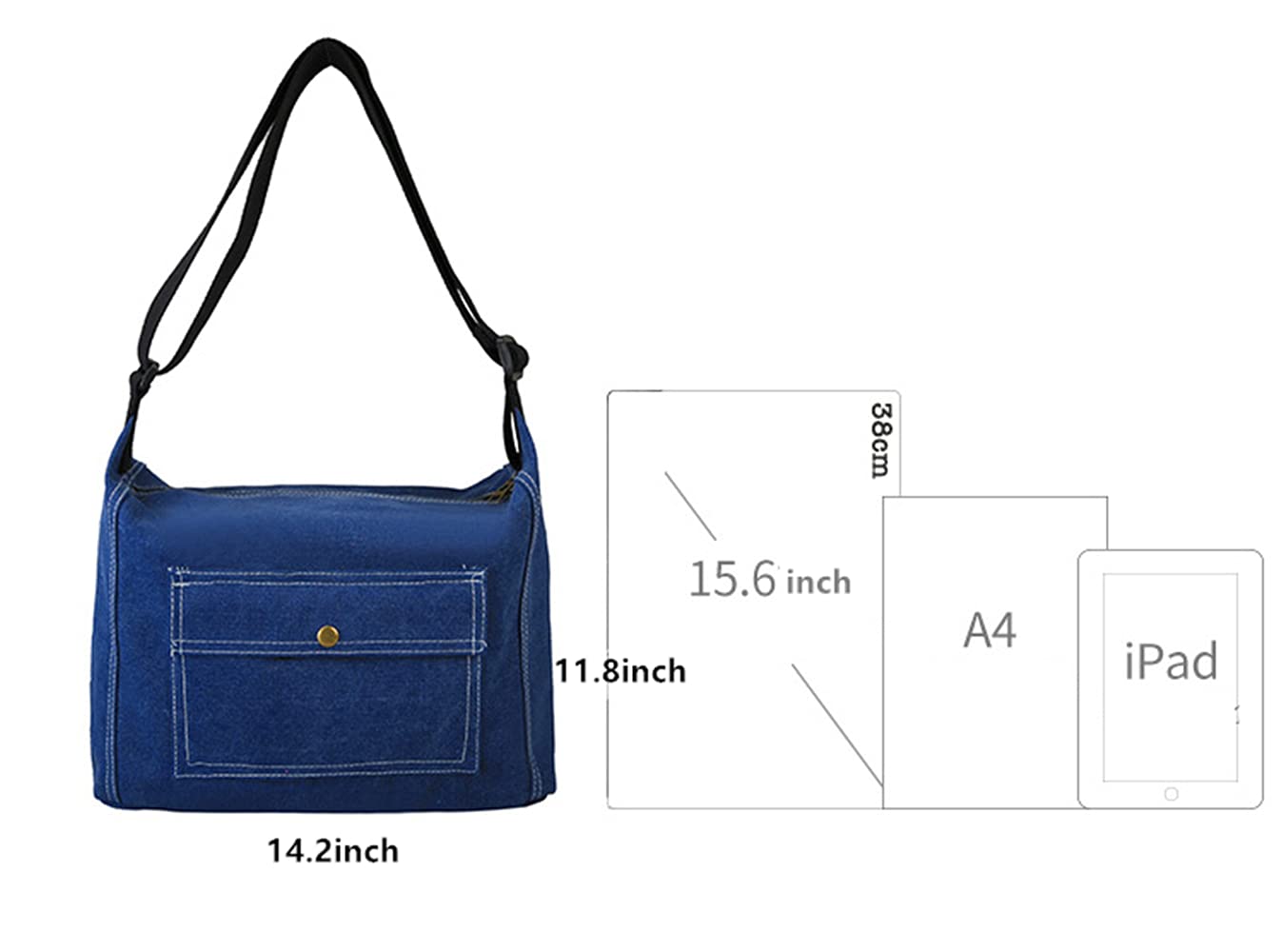 Women Denim Tote Bag Denim Shoulder Bag Hobo Crossbody Handbag Casual School Work Beach Bag(A03)
