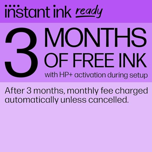 HP Envy Inspire 7255e Wireless Color All-in-One Printer with Bonus 6 Months Instant Ink (1W2Y9A) (Renewed Premium), White