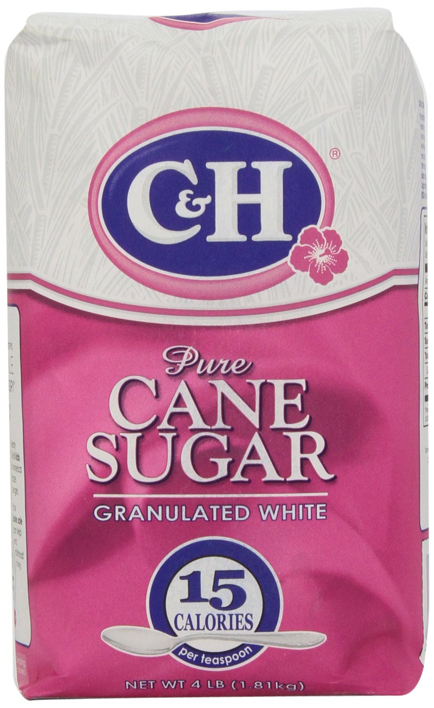 C&H Pure Cane, Granulated White Sugar, 4 lb