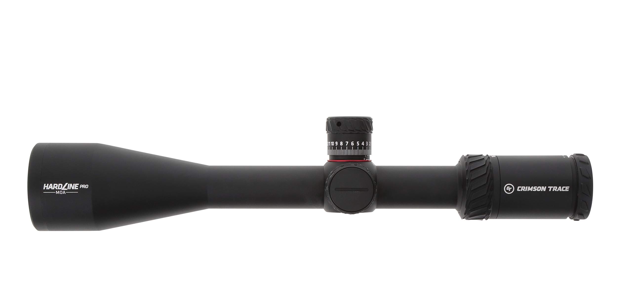Crimson Trace Hardline Pro 4-16x50mm Riflescope with FFP, Illuminated MR1-MOA Reticle, Zero Stop, Lightweight Solid Construction, Scope Caps and Lens Cloth for Hunting, Shooting and Outdoor