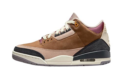 Jordan mens Air Jordan 3 Retro, Archaeo Brown/Dark Smoke Grey/, 10