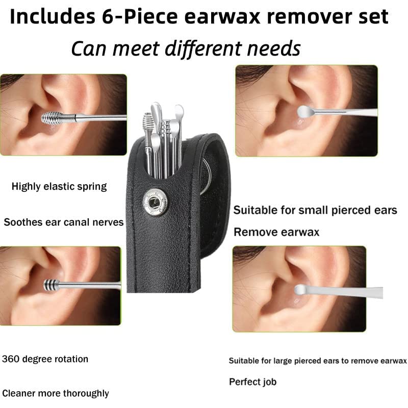 Earwax Tool Ear Scoop Set with Gift Easy to Use