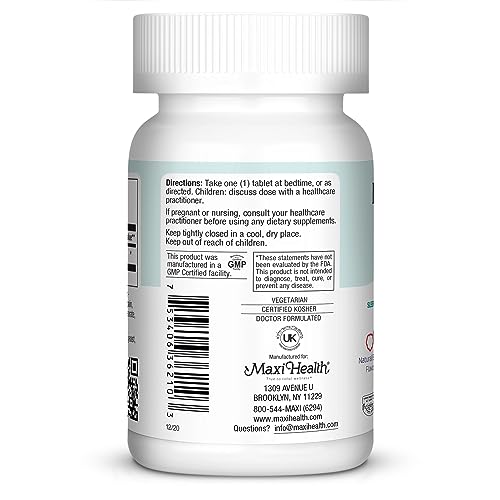 Maxi Health Extra-Strength Mel-O-Chew 5 MG Kosher Chewable Melatonin, Berry Flavor (100 Tablets)
