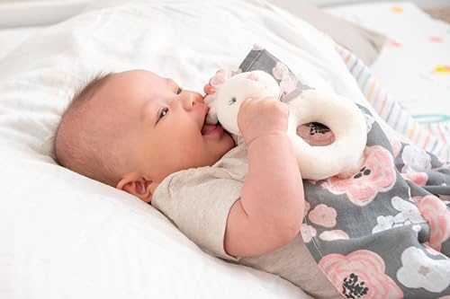 Stephen Joseph, Baby Soft Plush Ring Rattle, Koala