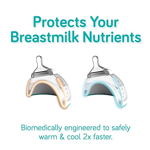 Nanobebe Breastmilk Baby Bottle Bundled with Travel Cooler, Grey Breast Milk Bottle 3-Pack (5oz) and Travel Cooler Bag, Ice Pack Included (12 Items)