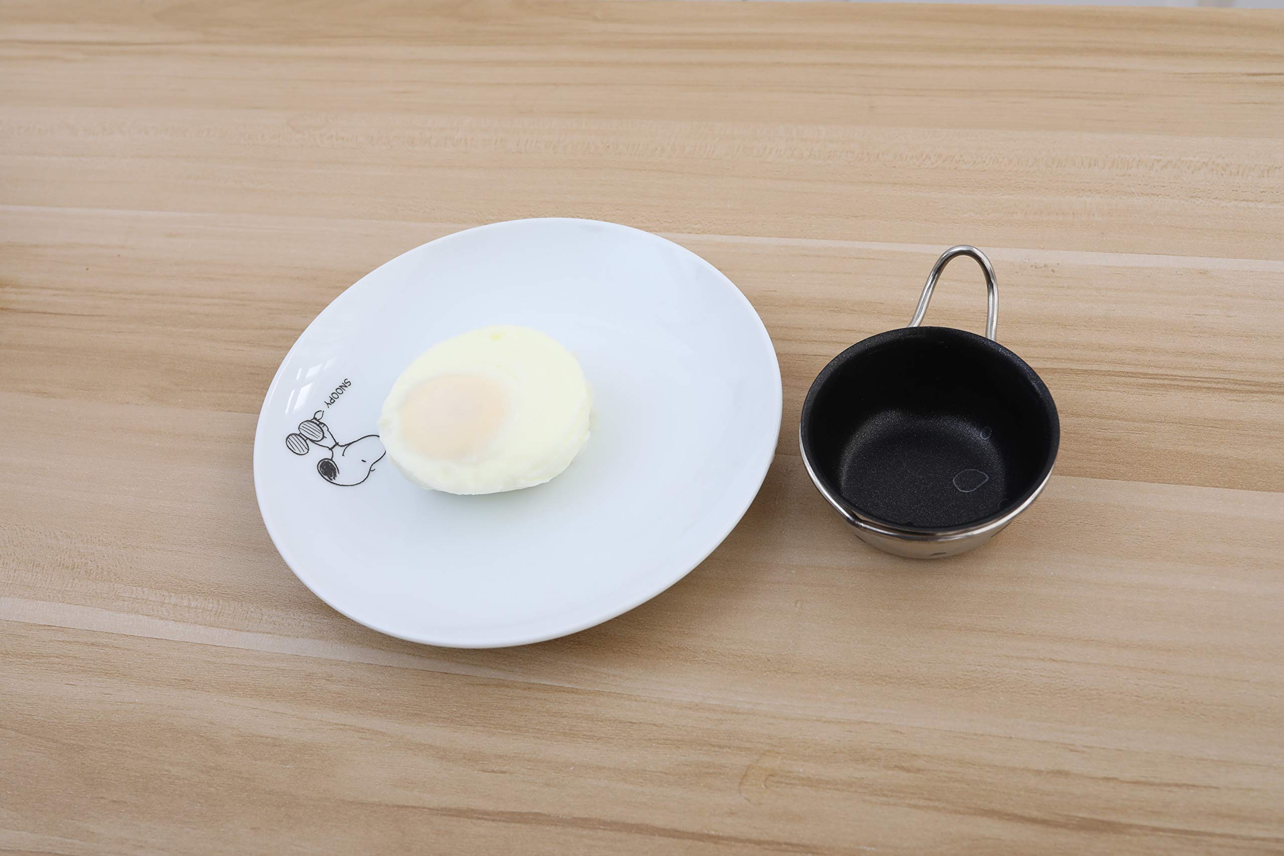 Egg Poacher Pan - Stainless Steel Poached Egg Cooker β Perfect Poached Egg Maker β Induction Cooktop Egg Poachers Cookware Set with 4 Nonstick Large PFOA FREE Egg Poacher Cups and Silicone Spatula