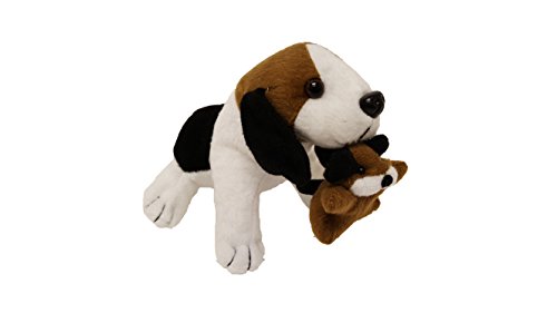 Plush Dogs and Cats Holding Their Babies (12 Dogs Holding Puppies)