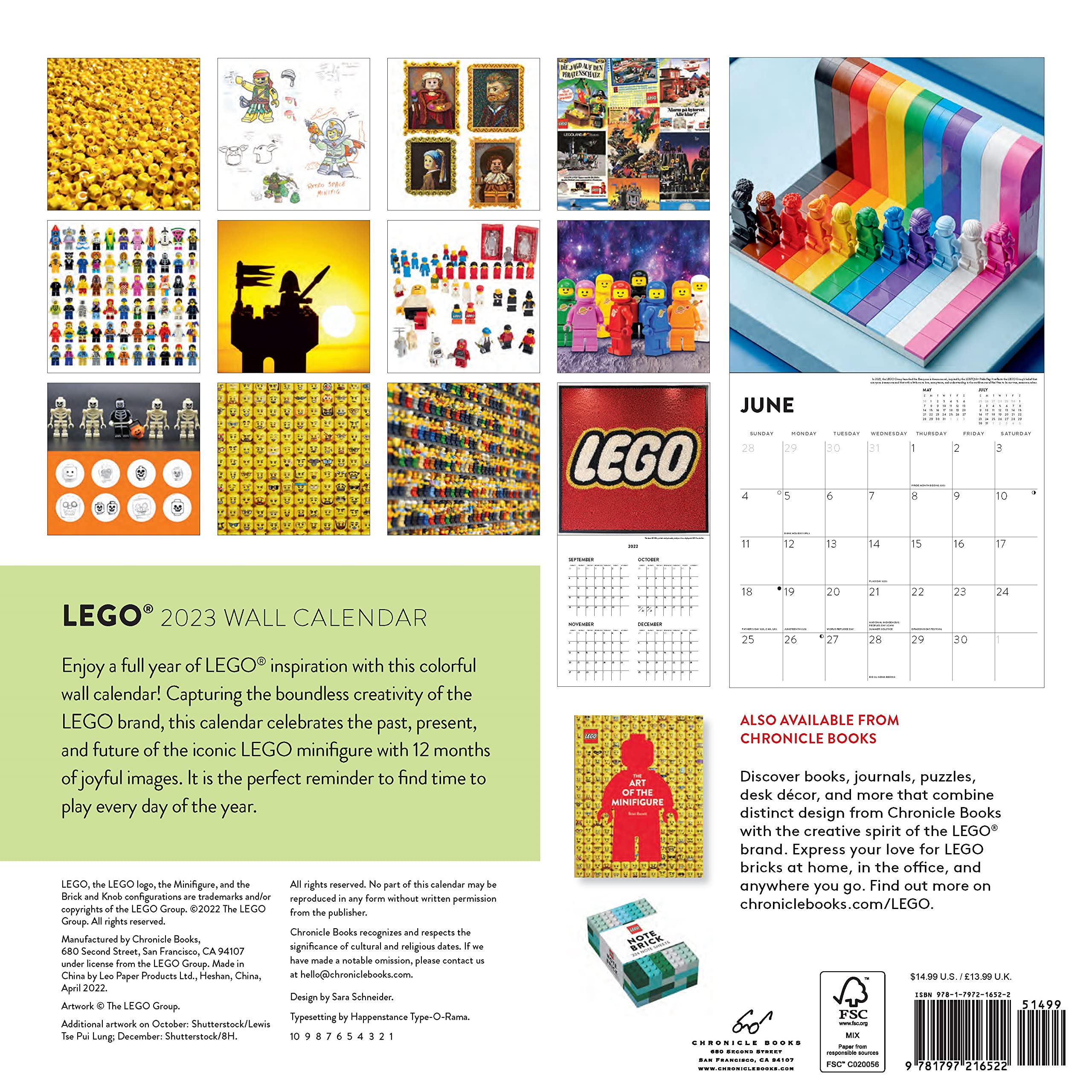 LEGO 2023 Wall Calendar