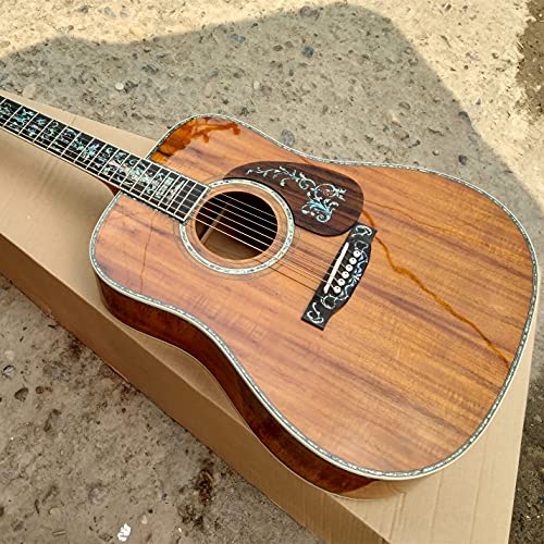 CJWSLYT Guitar Ebony Fingerboard 41 Inches All Acoustic Guitar D Style Guitar for Beginner 6strings Electric Guitar (Color : Guitar, Size : 41 inches)