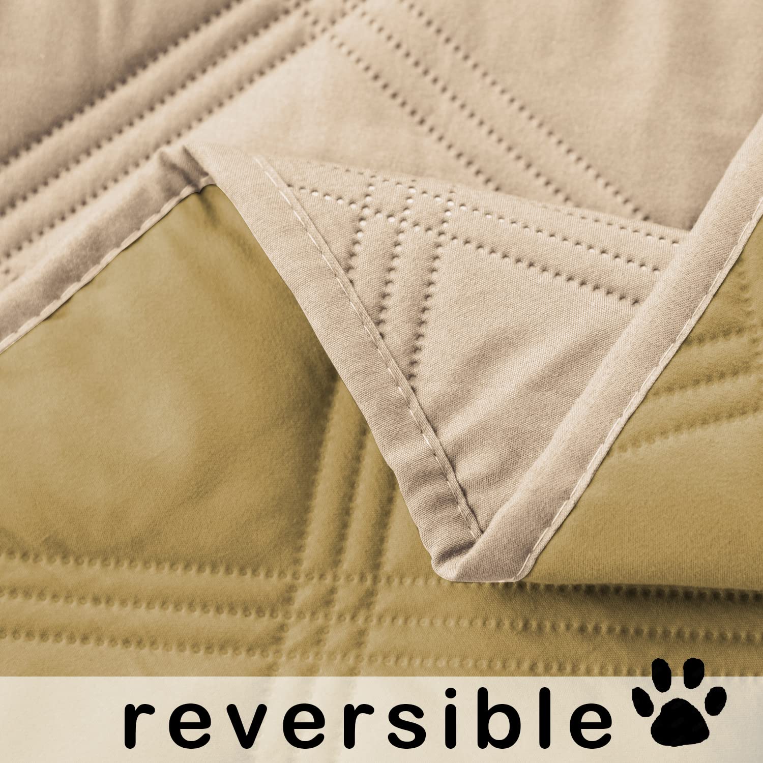 SUNNYTEX Waterproof & Reversible Dog Bed Cover Sofa, Couch Cover Furniture Protector for Pets(52 * 82"