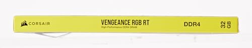 CORSAIR Vengeance RGB RT 32GB (2x16GB) DDR4 4600 (PC4-36800) C18 1.35V Desktop Memory