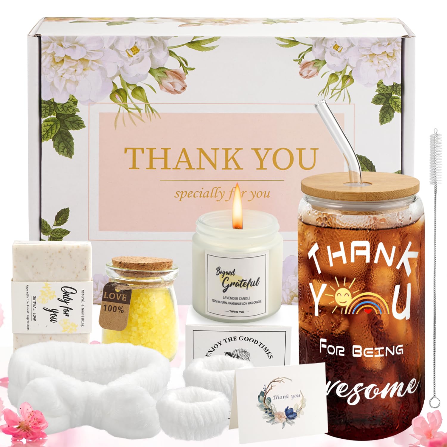 Gifts for Women, Thank You Gifts for Women,Employee Appreciation Gifts, Gifts Basket Thanking of You Gift for Best Friends Female Women Sister Mom Wife Her Girlfriend Coworker