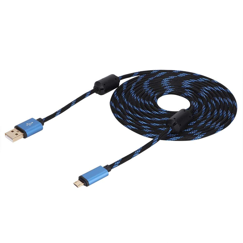 Charging Cable for Xbox ONE Controller, Heavy Duty 3m USB Charging Cable Fast Charging Accessory, Made of ABS, for PS4/Xbox ONE Handle