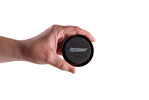 Super Sliders 2 1/2" Round Reusable Furniture Sliders for Carpet - Effortless Moving and Surface Protection, Brown (8 Pack)