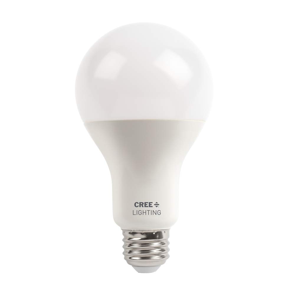 Cree Lighting, TA21-20027MDFH25-12DE26-1-11006S-T, A21 125W Equivalent LED Bulb, 2000 lumens, Dimmable, Soft White 2700K, 25,000 Hour Rated Life, 90+ CRI | 4-Pack