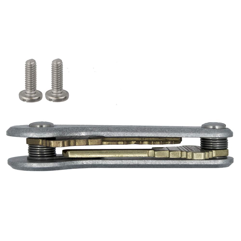 KeyBar JR Key Organizer EDC Tool | Everyday Carry Compact Key Holder Multi-Tool and Keychain Organizer (Holds 4-5 Keys) Made in the USA