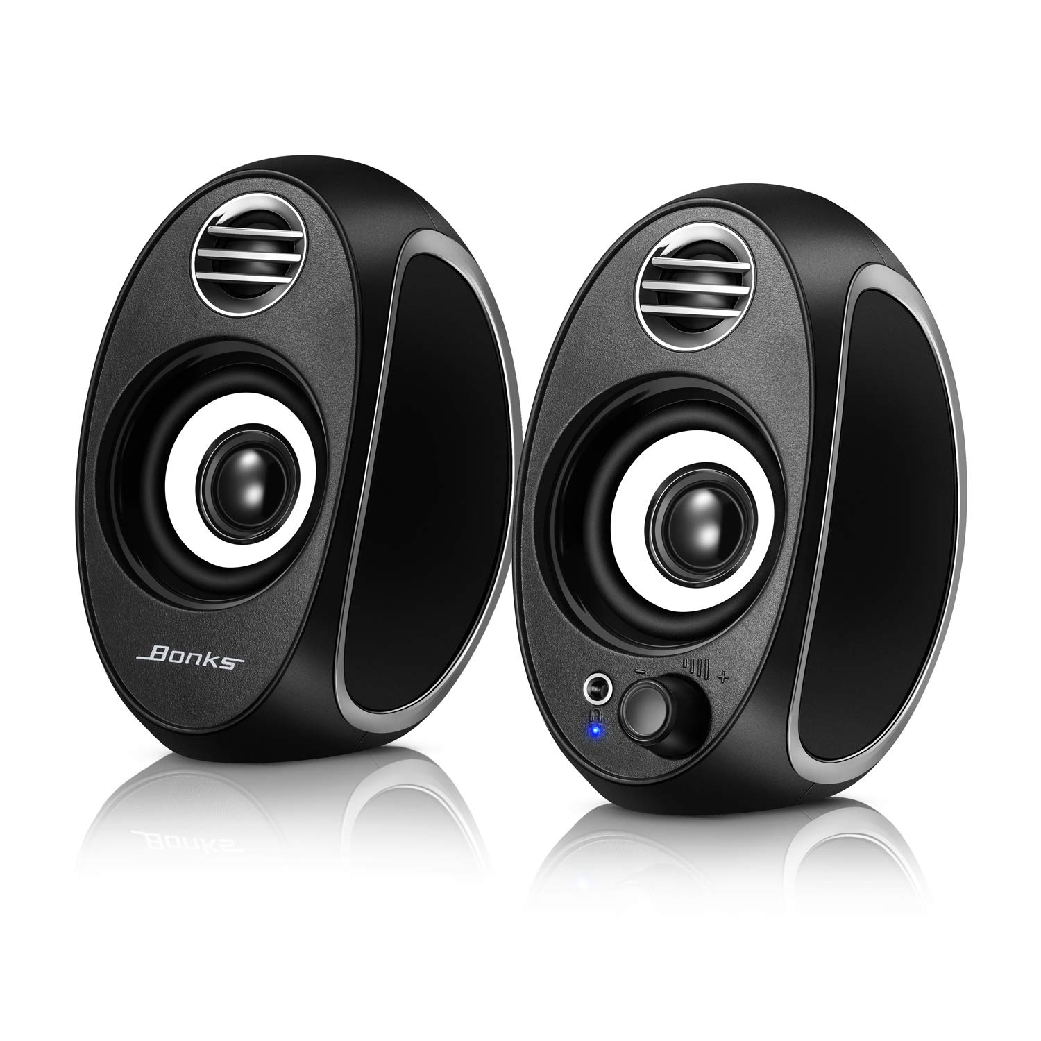 Computer Speakers for Desktop, PC Powered Speaker, USB Powered Monitor Speakers for Computer/TV/Laptop/Gaming (10W)