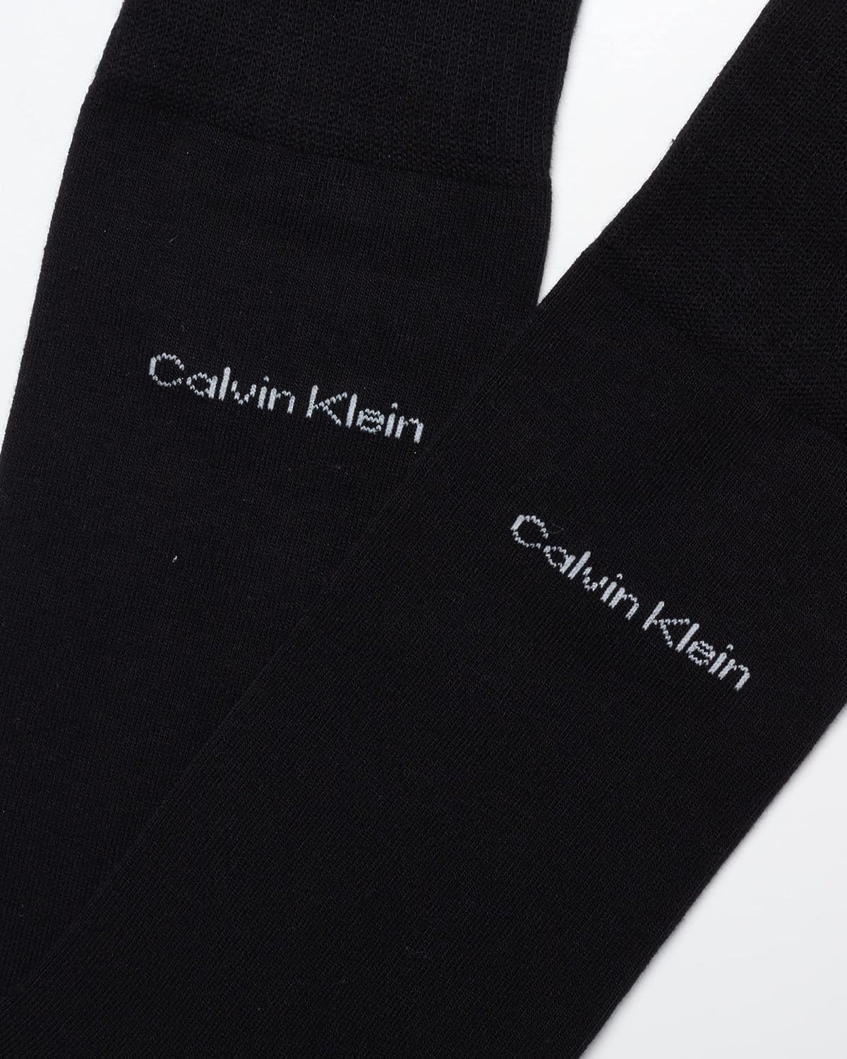 Calvin Klein Men's Dress Socks - Luxury and Egyptian Cotton Blend Dress Socks (2 Pair), Size 7-12, Solid Black