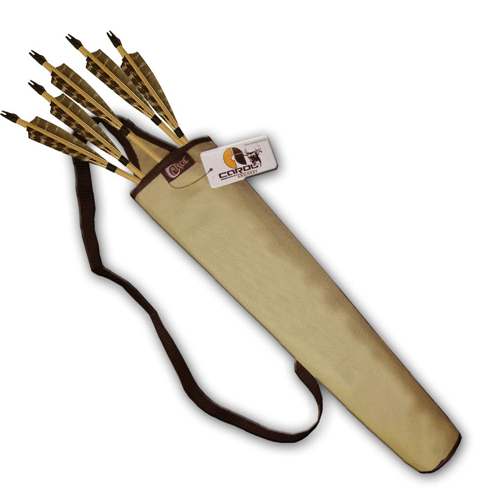 CAROL Archery Youth Back Fabric Arrow QUIVERS BFFAQ8316A Khaki