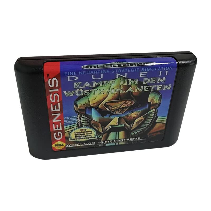 Dune II Video Game Card for S-e-g-a Megadrive Geneis Game Cartridge