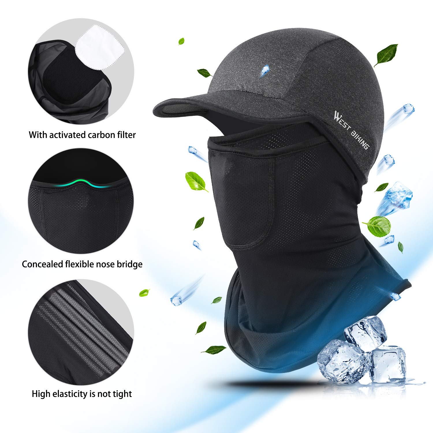 Charity Donation Sun UV Protection Summer Face Mask Breathable Cooling Fishing Neck Gaiter