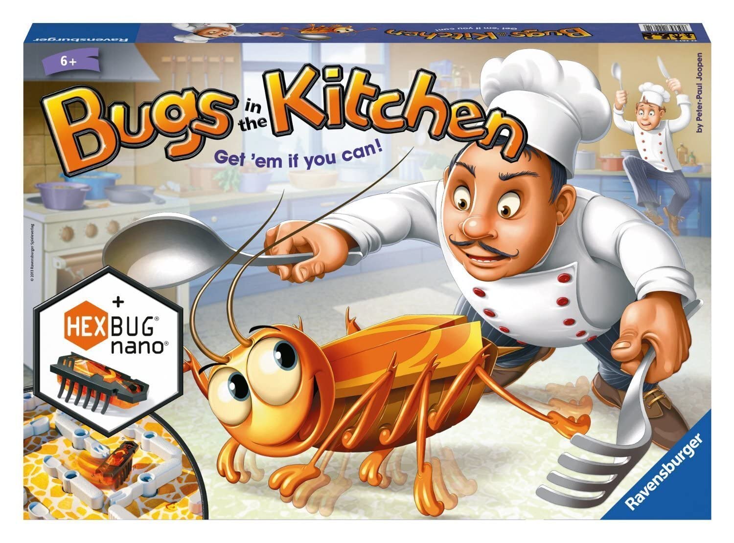 Ravensburger Bugs in The Kitchen - Fun Family Board Game for Kids and Adults | Engaging Brain Teaser | Educational Toy for Ages 6-15 Years
