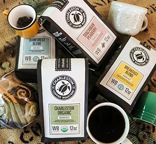 Charleston Coffee Roasters | Specialty Organic Whole Bean Bag | Hand Picked, Premium Slow Roast | Signature Blend (2lb)
