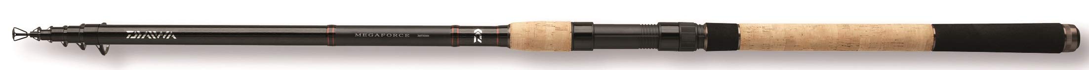Daiwa Megaforce Tele Spin, 11.81 Feet, 3.52-10.58 Ounce, 6 Parts, Telescopic Fishing Rod