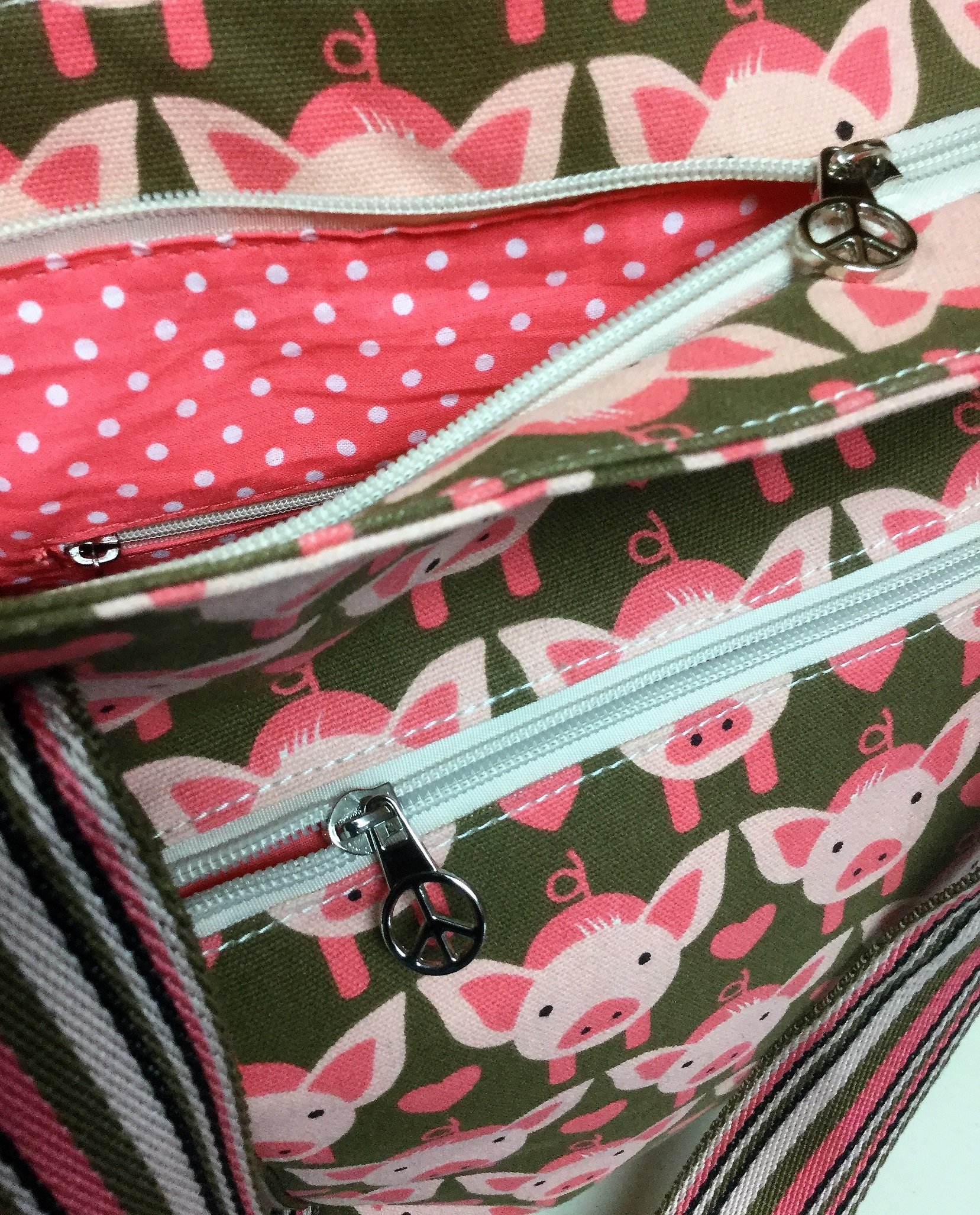 Bungalow 360 Striped Tote (Pig)
