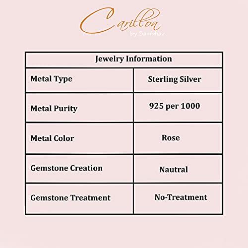 Carillon Kunzite Oval Shape 9X7MM Natural Earth Mined Gemstone 925 Sterling Silver Ring Unique Jewelry (Rose Gold Plated) for Women & Men