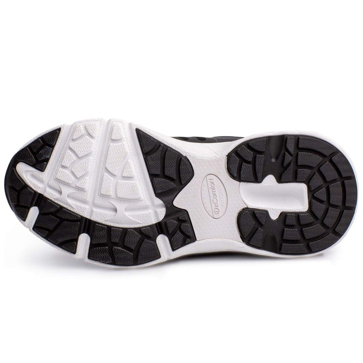 Dr. Comfort Grace Women's Double Depth Athletic Shoe - Black 8.5 Wide (C/D)