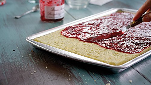 Doughmakers 40056 Premium Quality Commercial Grade Bakeware, Set of 3 Baking Pans, 10 x 15 sheet, 9 x 13 pan, 9-inch round, Silver, Large