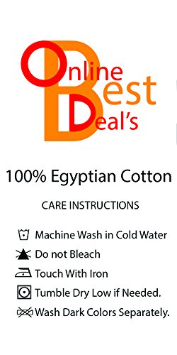 Luxurious 1200-Thread-Count Queen Sheet Set 1200TC 100% Egyptian Cotton (NOT Microfiber Polyester) Sheet Set 1200 TC - White Solid