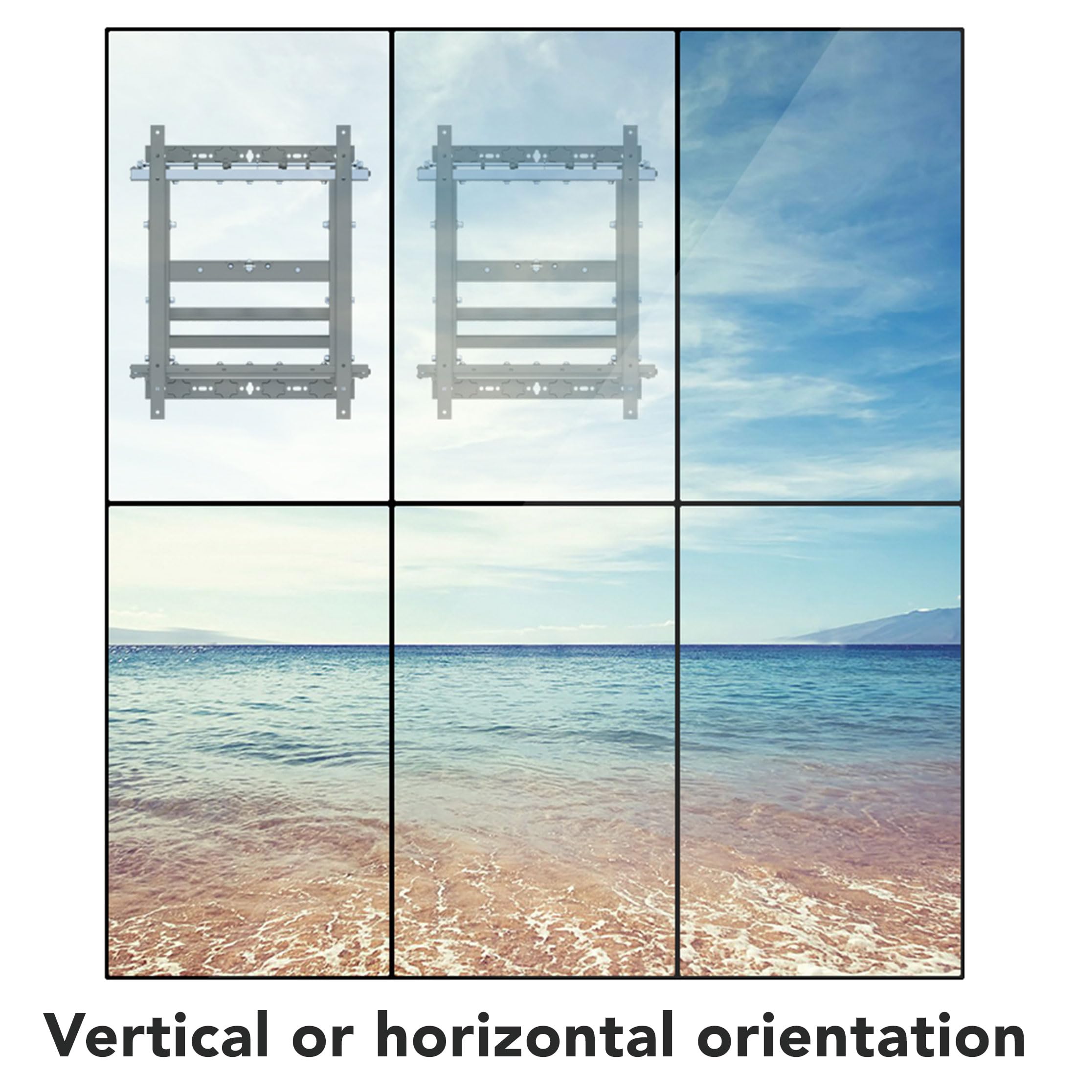 Mount-It! Video Wall Mount with Pop Out Function, Digital Signage TV Menu Board Mount for 32 to 70" TVs, Up to VESA 400x400, Commercial Grade 110 Lbs Capacity