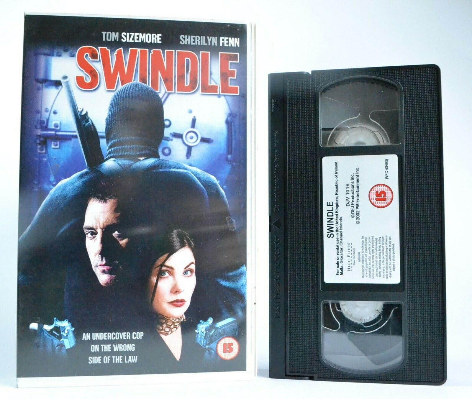 Swindle (2002): Crime Thriller - Large Box - Tom Sizemore/Sherilyn Fenn - VHS