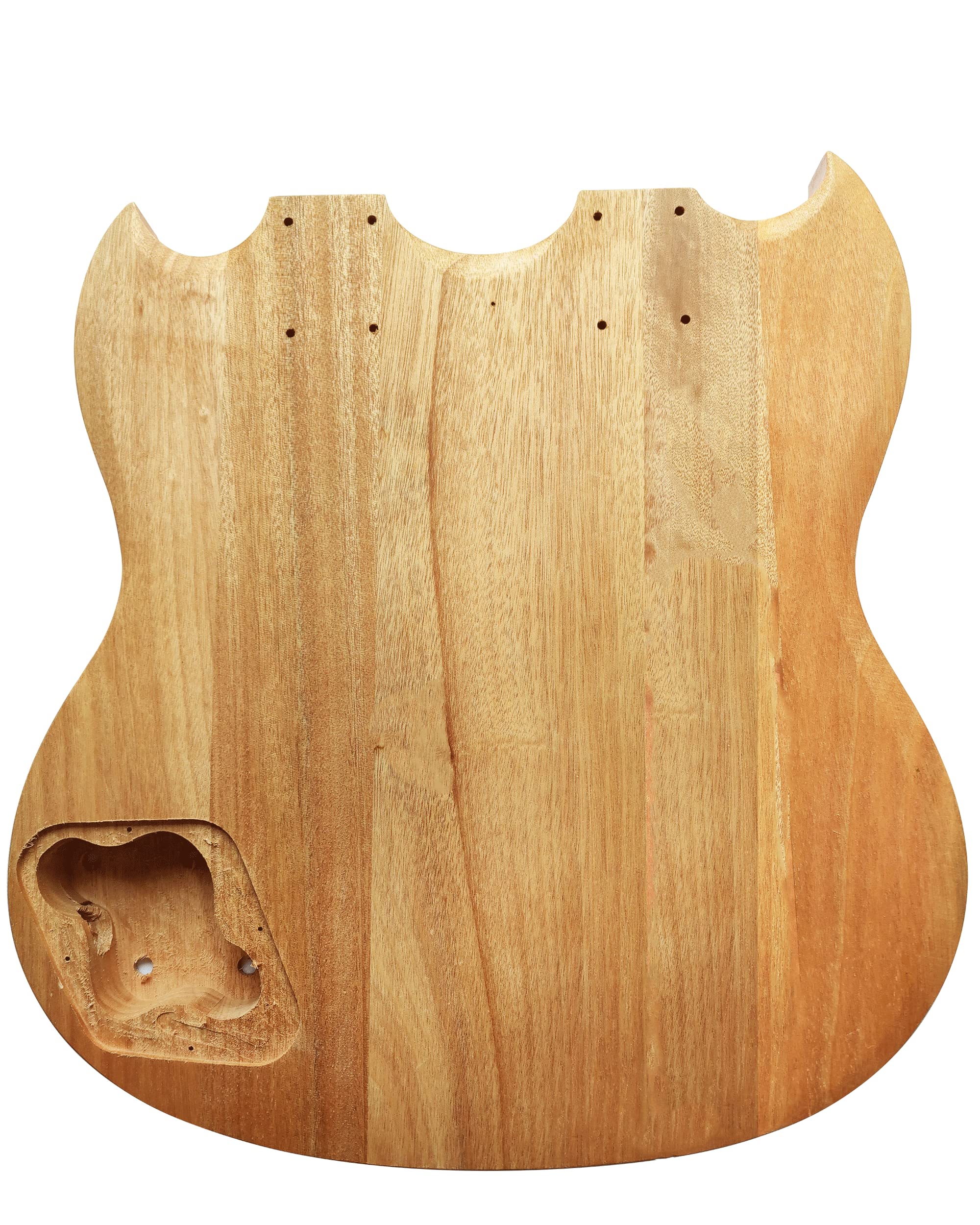 Double Neck Guitar Kits Beginner Kits 12 String Right Handed with Mahogany Body Mahogany Neck Rosewood Fingerboard Chrome Hardware Build Your Own Guitar.