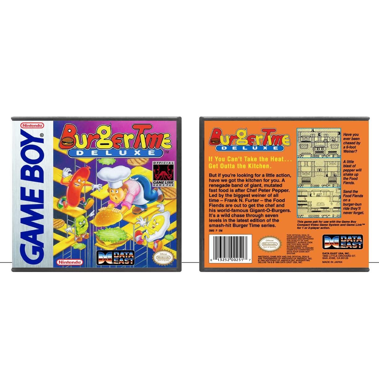 Burger Time Deluxe | (GB) Game Boy - Game Case Only - No Game