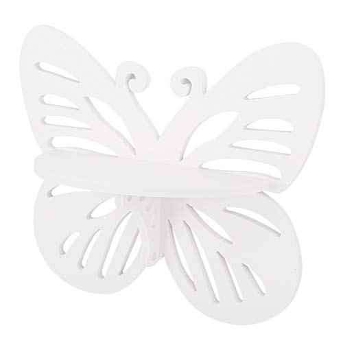 Floating Shelves Wall Mounted Shelf Butterfly Shape for Bedroom Bathroom Living Room Kitchen Home Office Laundry Room, 13 x 4.72 x 10.63in
